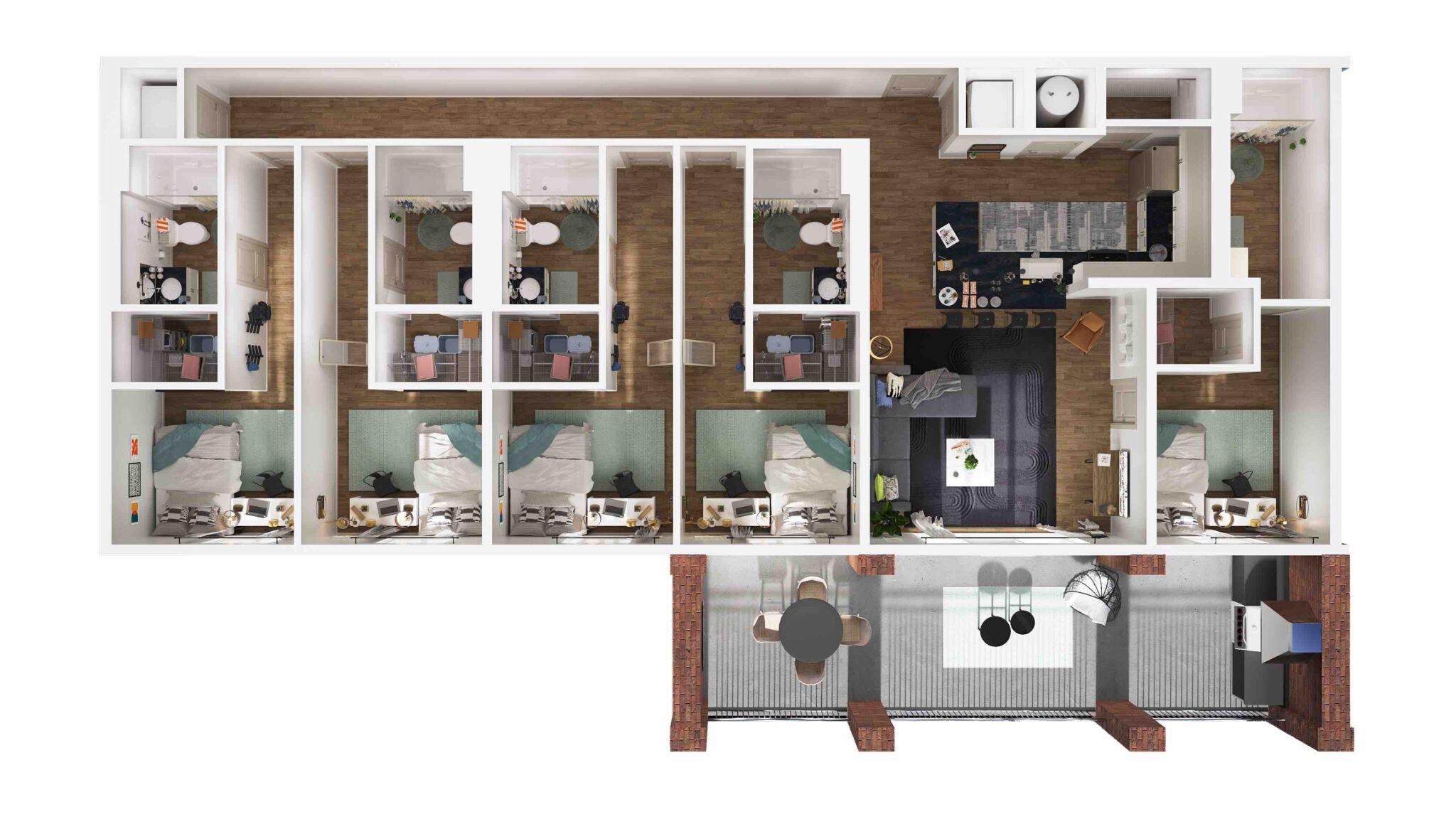 Floor Plans - The Walk Starkville